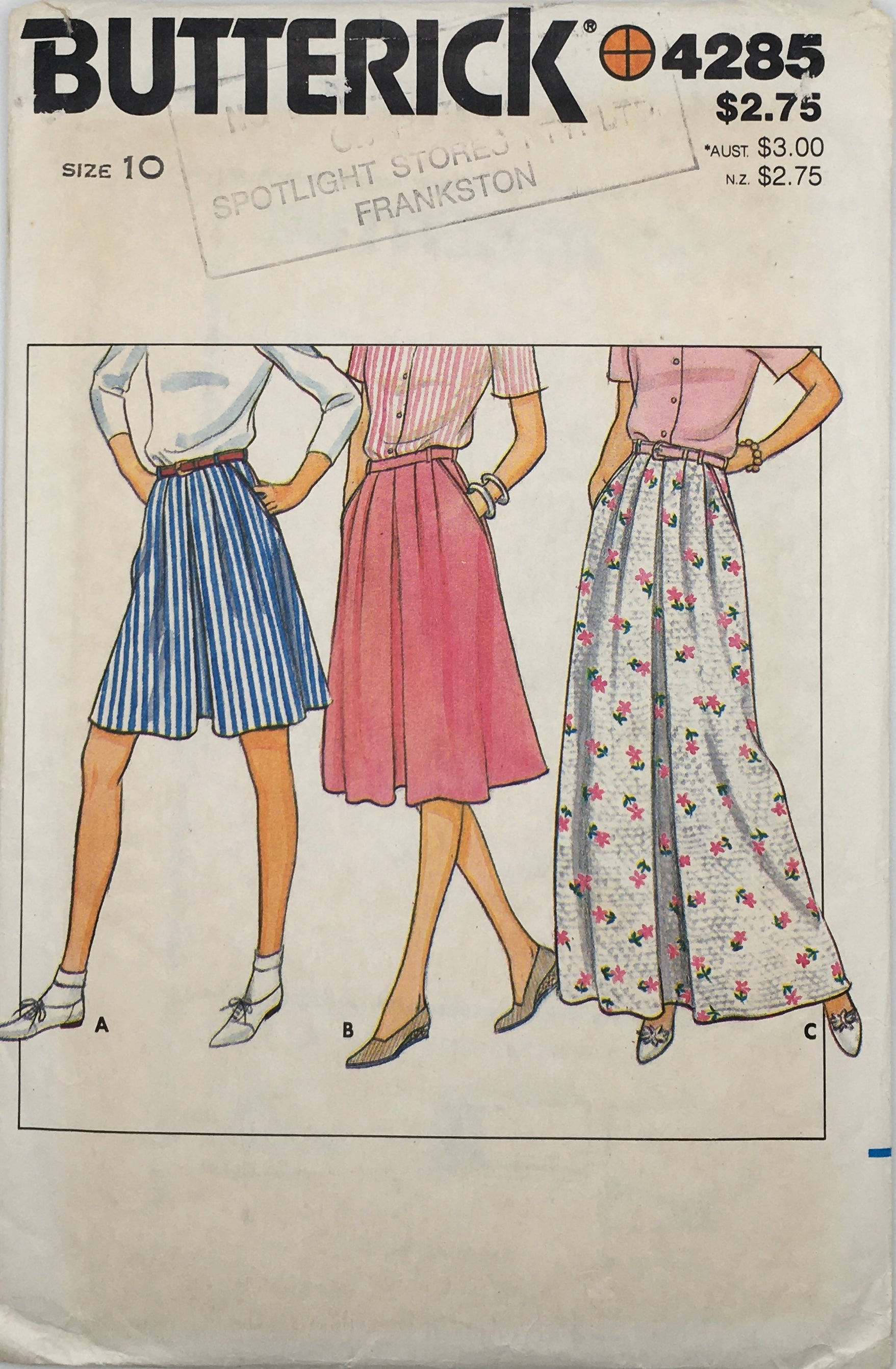 1980 Vintage Sewing Pattern: Butterick 4285 – Vintage Stitch Australia