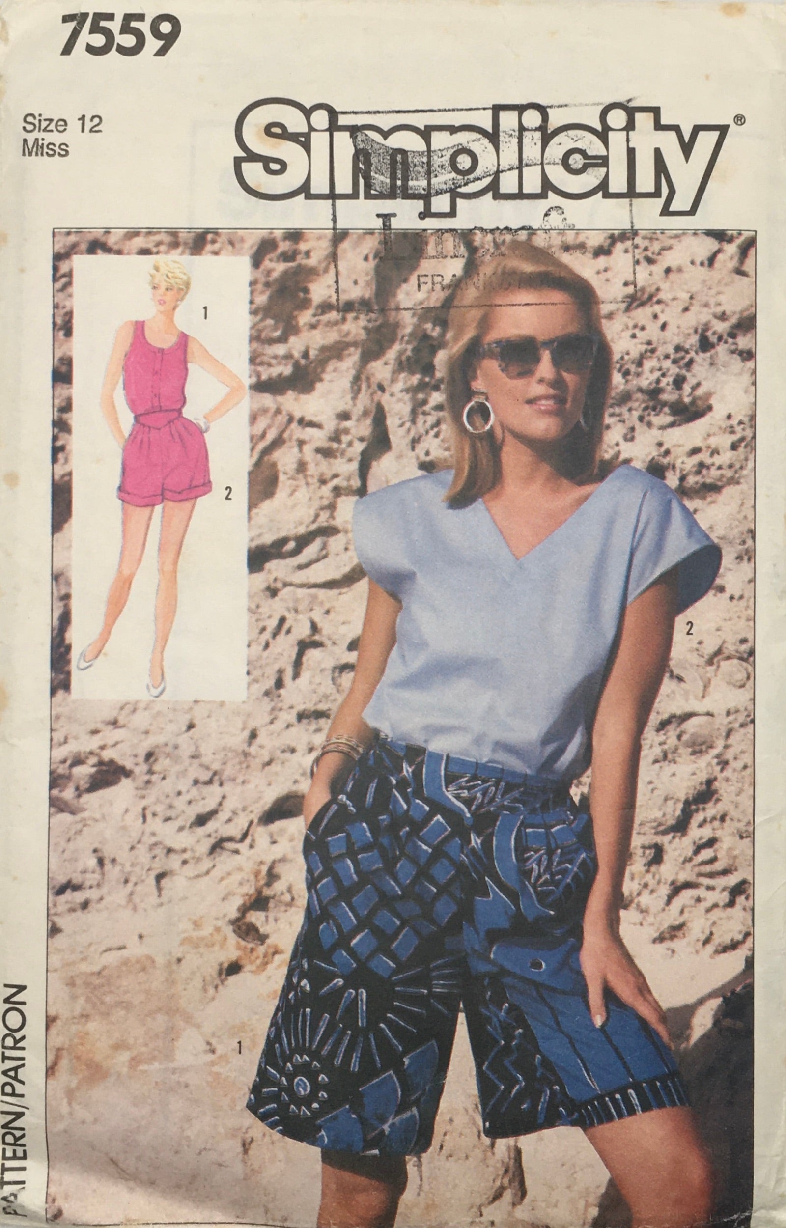 1986 Vintage Sewing Pattern: Simplicity 7559 – Vintage Stitch Australia