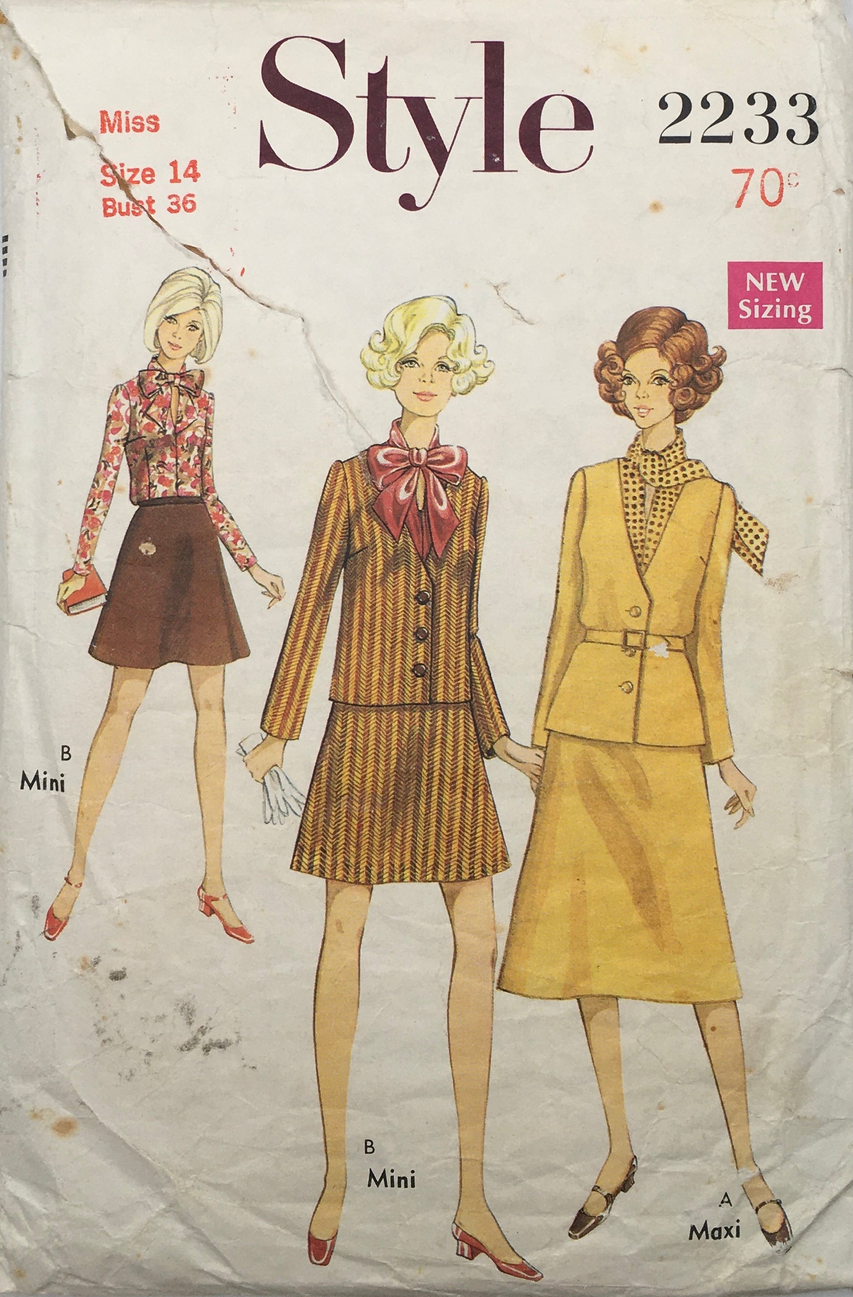 1969 Vintage Sewing Pattern: Style 2233 – Vintage Stitch Australia