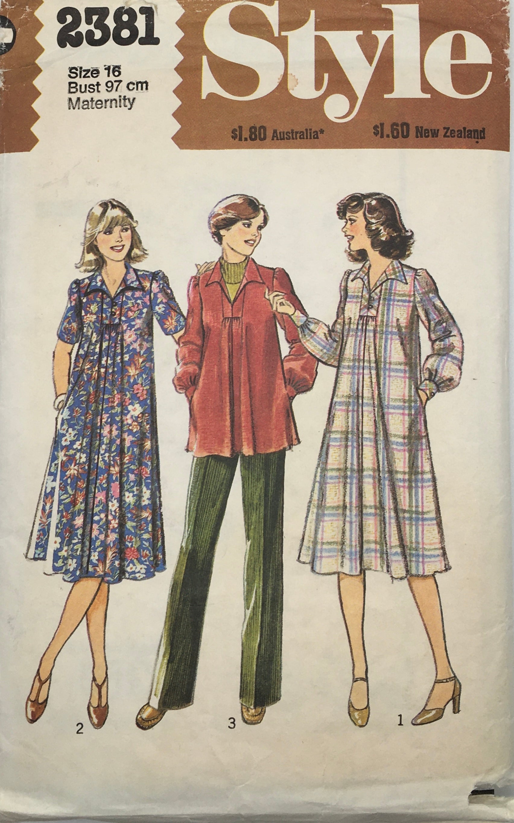 1978 Vintage Sewing Pattern: Style 2381 – Vintage Stitch Australia